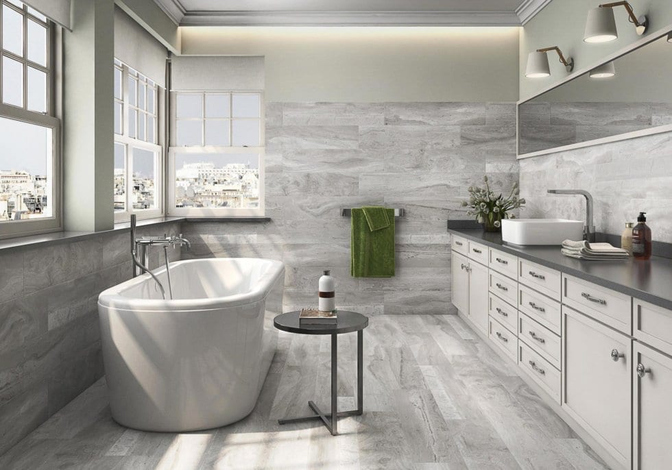 Roca Tile #17 Fossil - Porcelain Tiles - ArchStone Design