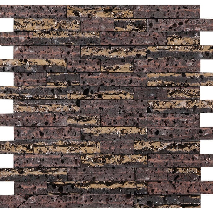 Porcelanosa #24 Elite Lava Stone - Mosaics - ArchStone Design